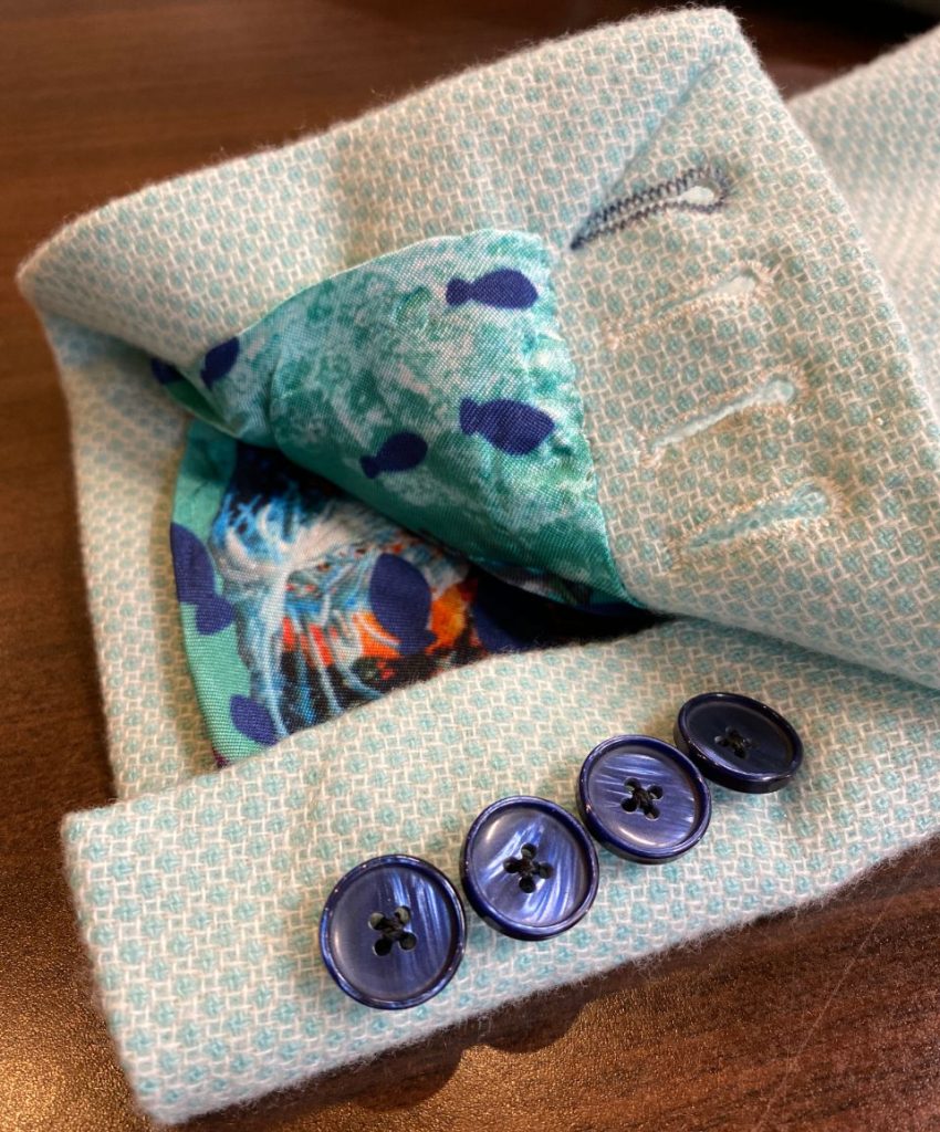 Is It Easy to Add a Functional Button Hole to a Sport Coat - Grant Eseriver